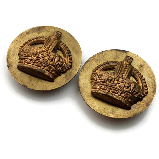 ORIGINAL WW2 ROYAL Air Force RAF Flight Sergeants Insignia Rank Crowns ...