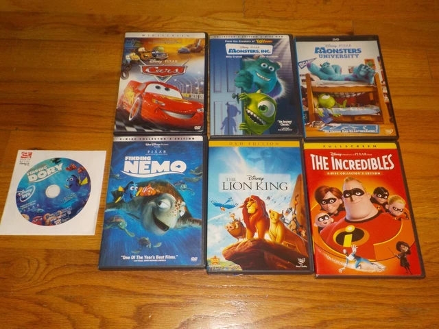 THE LION KING / Incredibles / Cars/ Monsters Inc/ Finding Nemo/ Finding ...