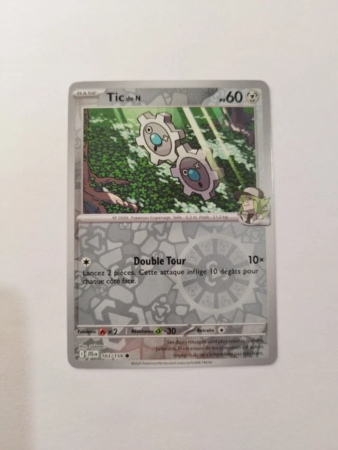 CARTE POKÉMON - Tic Reverse - 103/159 - EV09 - Aventures Ensemble - JTG ...