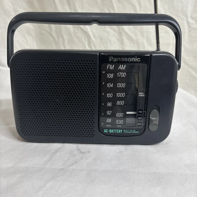 VINTAGE PANASONIC AM/FM Radio Model RF-544 With Power Cable-works Great ...