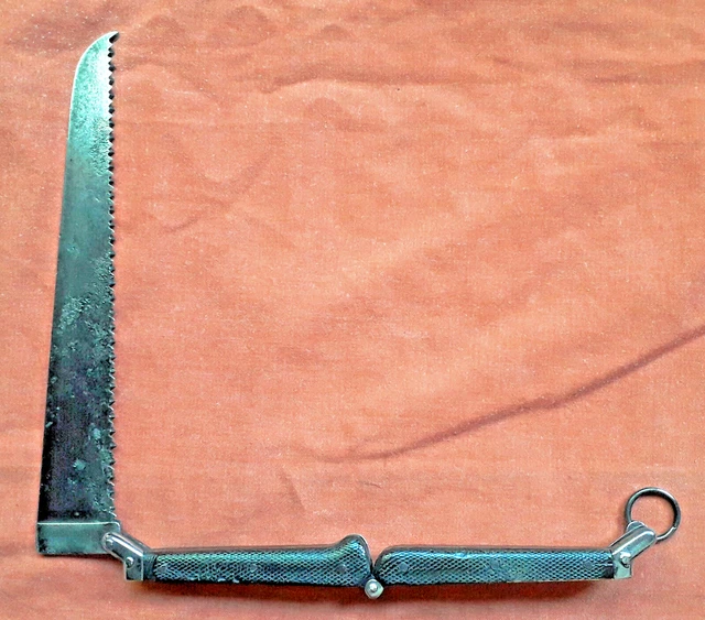 ANTIQUE FIELD-SURGEON’S FOLDING Amputation Saw - Germany - 1750 / 1800 ...