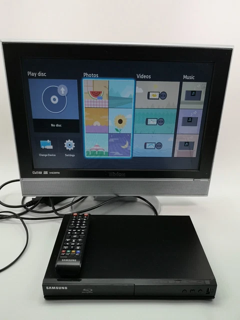 SAMSUNG BD-J4500R HD Lettore DVD Blu-ray 1080p e telecomando Divx Xvid ...