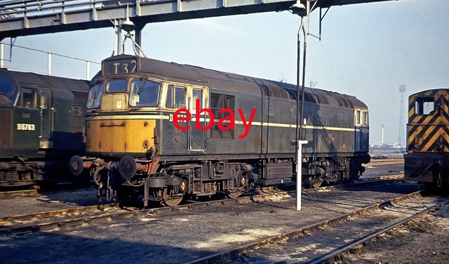 ORIGINAL 35MM SLIDE BR Class 27 no.D5376 at Thornaby TMD +rights for ...