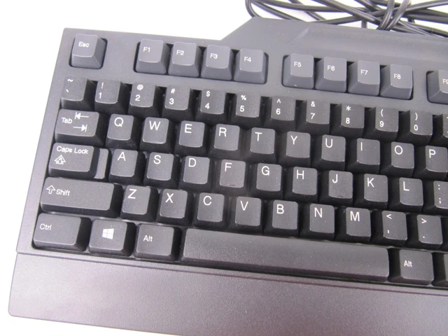 LENOVO USB KEYBOARD KB1021 Black Corded Wired QWERTY English Standard ...