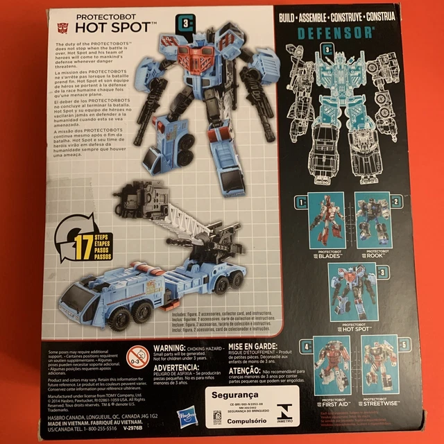 TRANSFORMERS GENERATIONS COMBINER Wars Voyager Hotspot Protectobot ...