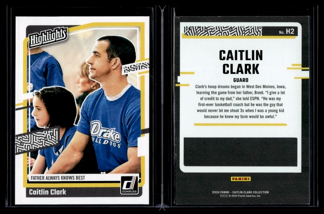 2024 PANINI CAITLIN Collection Highlights #H2 Caitlin Clark $2.99 ...