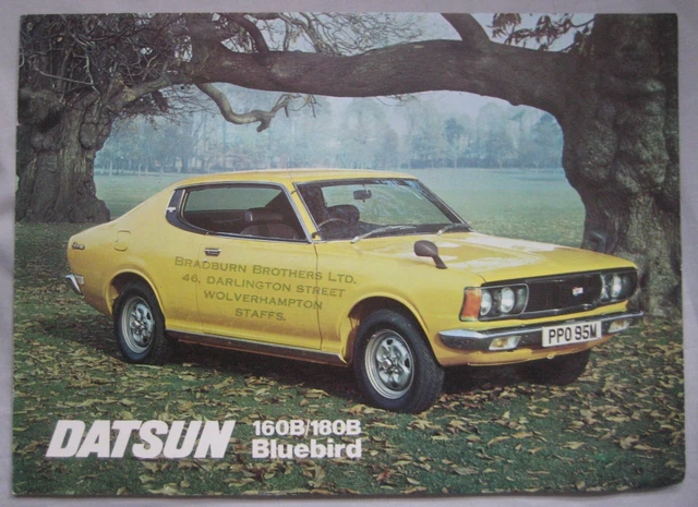 1973-74 DATSUN 160B & 180B Bluebird Brochure £8.99 - PicClick UK