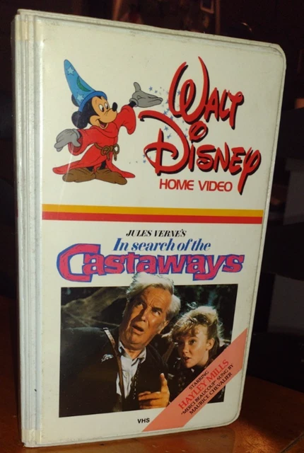 WALT DISNEY HOME Video VHS In Search Of The Castaways/Jules Vern/80s ...