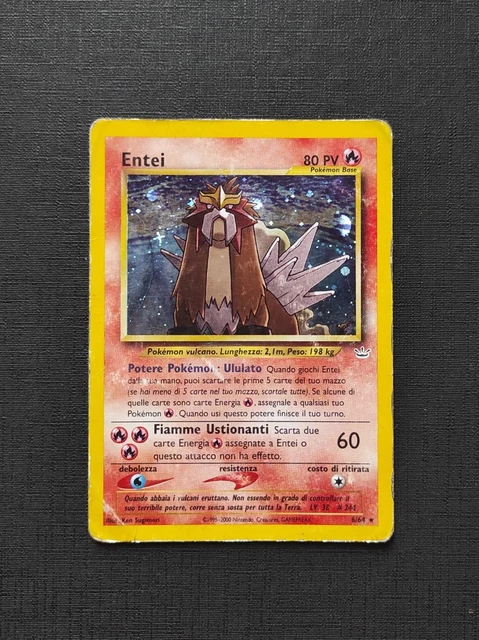 ENTEI 6/64 CARTA Pokemon Holo Ita Italiano Set Neo Revelation EUR 10,00 ...