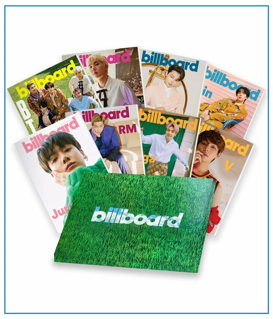 BILLBOARD MAGAZINE MAG BTS V J-Hope Jimin Jungkook RM Jin Suga Box Set ...