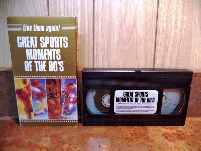 GREAT SPORTS MOMENTS Of The 80'S (Vhs 1989) £5.79 - PicClick UK
