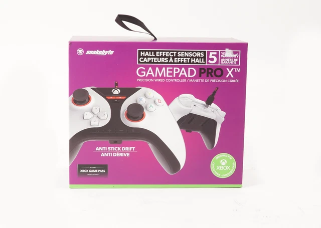 SNAKEBYTE GAMEPAD PRO X White Controller with Hall Effect for Series X ...