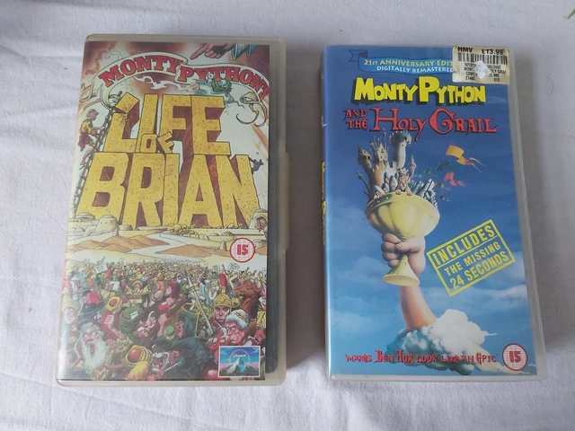 MONTY PYTHON'S LIFE Of Brian & The Holy Grail VHS Video Tape $12.64 ...