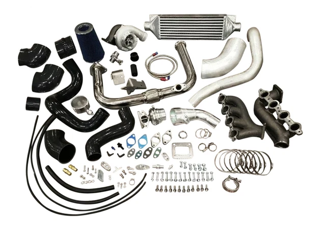 FOR SILVERADO SIERRA Single Turbo Kit LSX VORTEC 4.8 5.3 6.0 6.2 ...