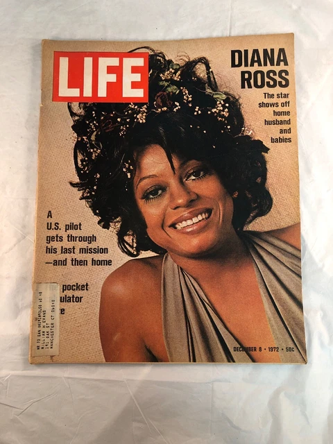 LIFE MAGAZINE DECEMBER 8 1972 Diana Ross Front Cover Vintage Issue £5. ...