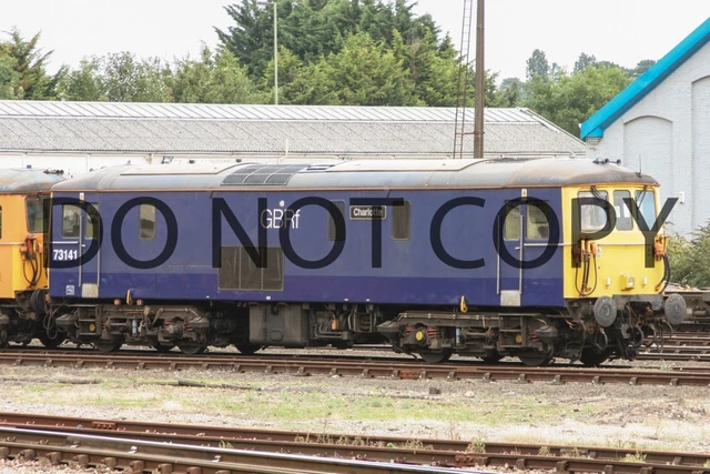 UK DIESEL TRAIN Railway Photograph Of Class 73 73141 Loco. Rm73-235 £1. ...