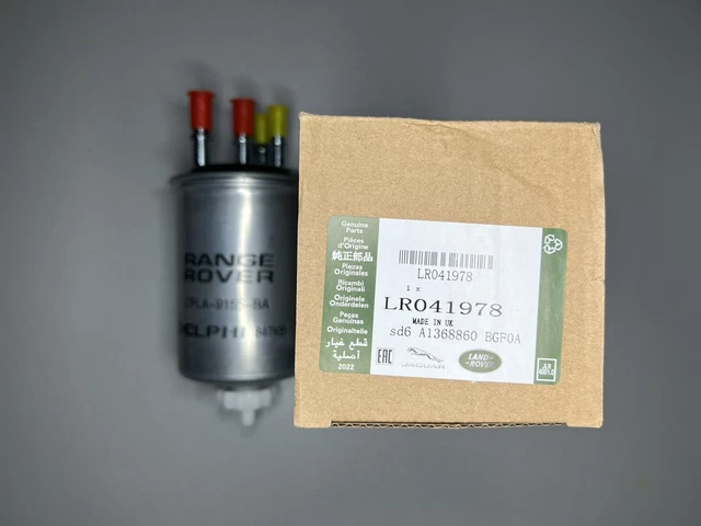 GENUINE LAND ROVER Disco 5 Range Rover L405 L494 3.0 TDV6 Fuel Filter ...