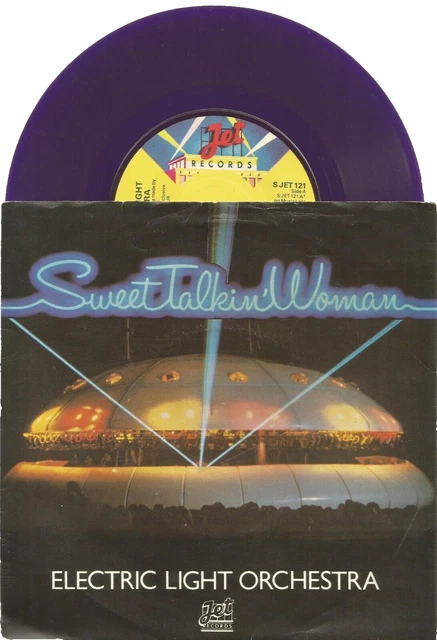 ELECTRIC LIGHT ORCHESTRA - Sweet Talkin' Woman 1978 7 inch purple vinyl ...