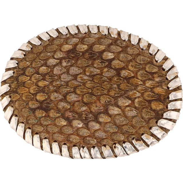 SNAKE SKIN RATTLESNAKE Python Western Cowboy Biker 1980s Vintage Belt ...