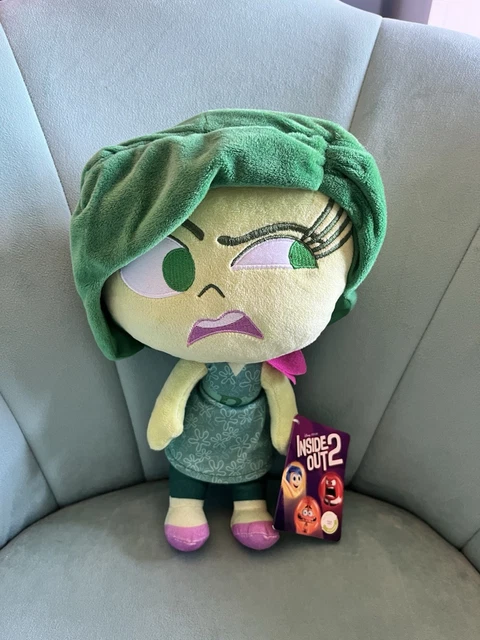 INSIDE OUT 2 DISGUST PLUSH Soft Toy Green BNWT 10” £19.43 - PicClick UK