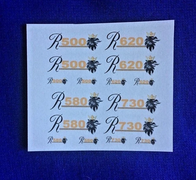 1:50 SCALE, SCANIA R500, R580, R730, Clear Waterslide Decals, Code 3 ...