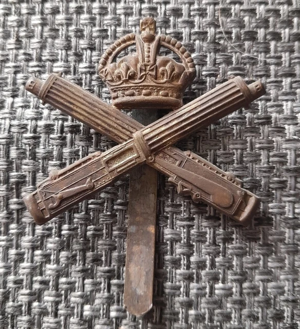 MACHINE GUN CORPS (War Raised Units)WW2 Cap Brass Badge £9.99 - PicClick UK
