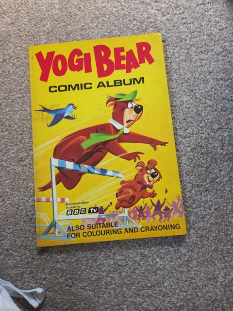 Yogi Bear Comic Album Book Hanna Barbera Bbc Tv Published 1973 Vintage