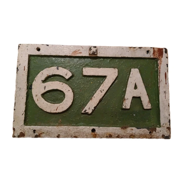 RAILWAYANA CAST IRON LSWR Bridge Plate 67A From Culvert Between ...