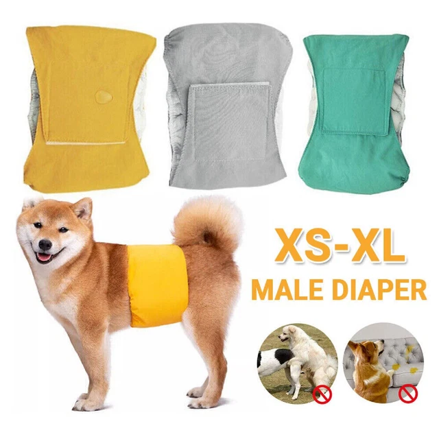 MALE PET DOG Diaper Puppy Nappy Diaper Belly Wrap Band Sanitary Pant ...
