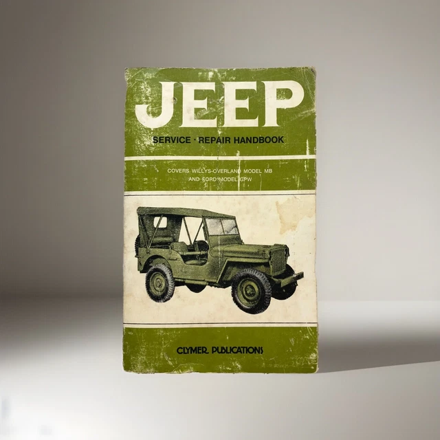 JEEP WILLYS GPW 1939-1945 Shop Service Repair Manual Army Military Engine Guide £62.94 - PicClick UK