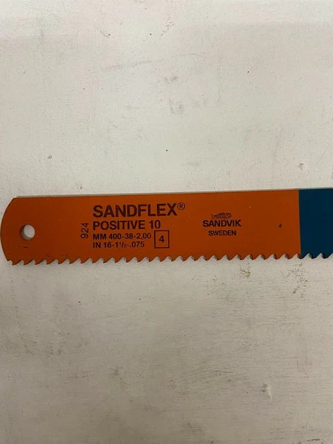 SANDVIK (DONKEYSAW) MACHINE Hacksaw Blade 16" x 1 1/2" x 4TPI Bimetal £ ...
