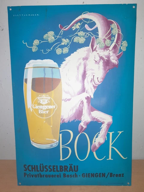 EMAIL SCHILD WERBUNG Bock Bier Brauerei Schlüssel Bräu Bosch Giengen ...