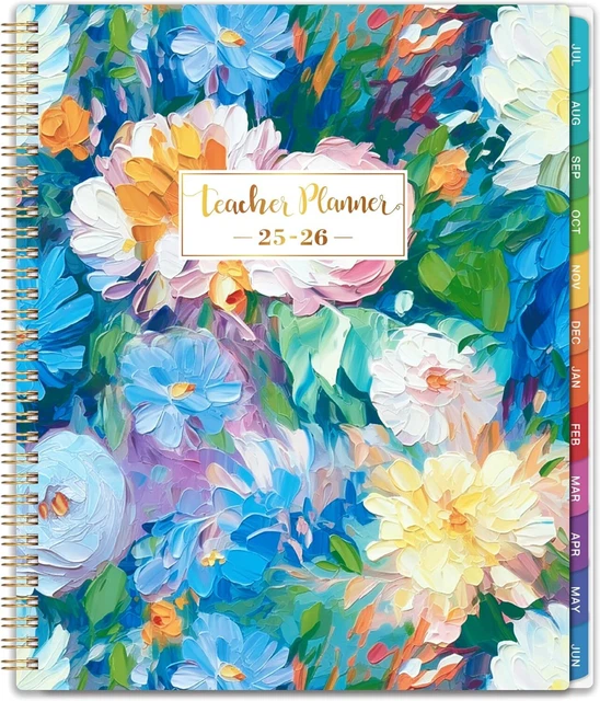 TEACHER PLANNER 2025-2026 - Academic Planner 2025-2026, Teacher Lesson ...