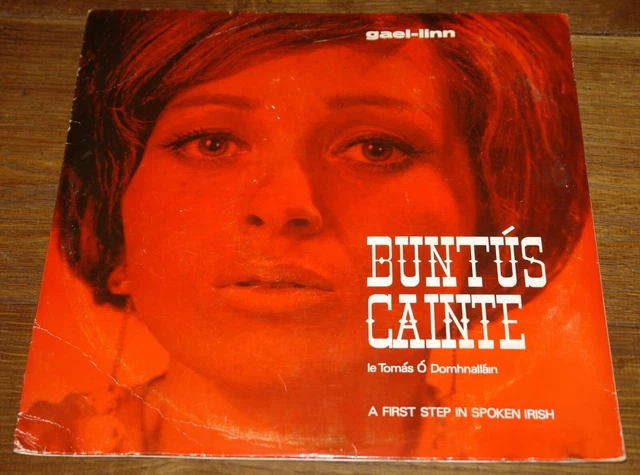 BUNTUS CAINTE TEACH Yourself Irish Ireland Celtic Gael-Linn Folk Lp Ct ...