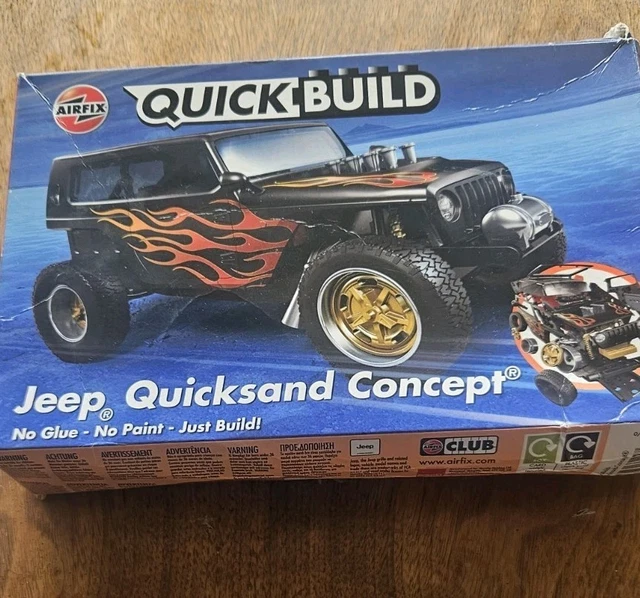 AIRFIX QUICK BUILD Jeep Quicksand Concept, Model Kit, Built, Boxed ...