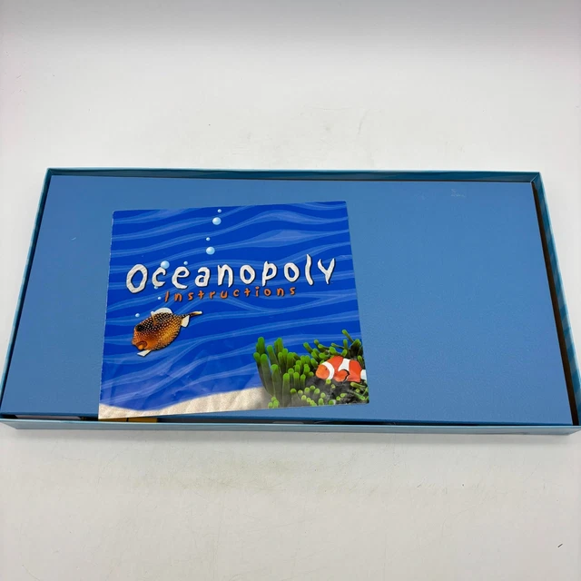 OCEAN OPOLY COMPLETE Late for the Sky Oceanopoly Sea Life Fish Seahorse ...