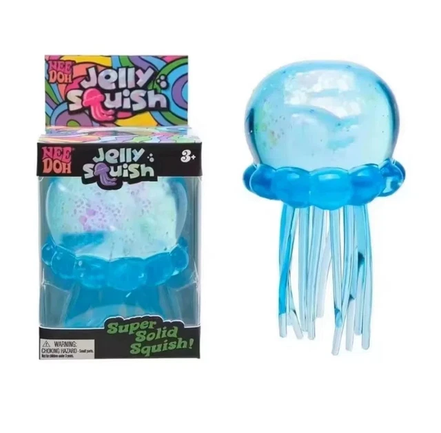 RANDOM JELLYFISH SQUISH Fidget toy NeDoh Soft Squeeze Stress Relief ...