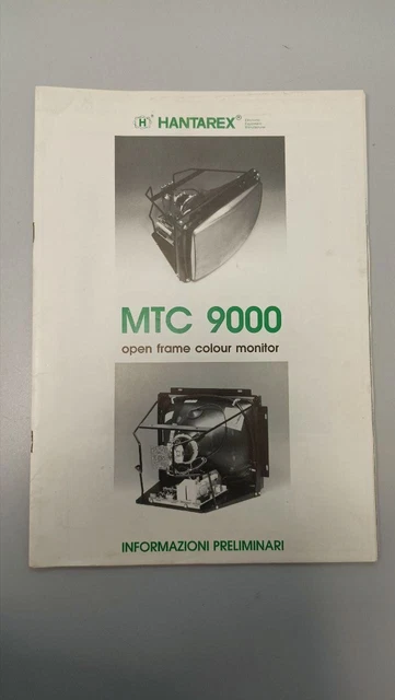 MANUALE SCHEMA ELETTRICO open frame colour monitor Hantarex MTC 9000 ...