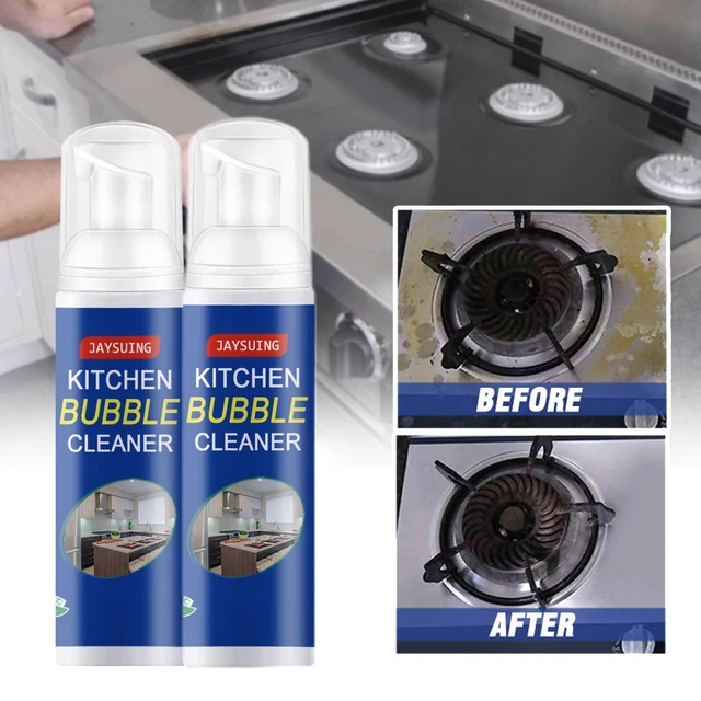 MULTI-PURPOSE CLEANING BUBBLE Cleaner Spray Foam Kitchen Grease Dirt Removal £7.99 - PicClick UK