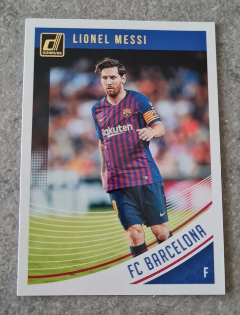 CARDS DONRUSS PANINI 2018-19 Lionel Messi Barcellona EUR 12,99 ...