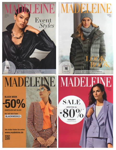 4 MADELEINE KATALOGE - Herbst + Winter 2023 EUR 2,00 - PicClick DE