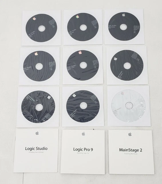 APPLE LOGIC PRO 9 Studio V2.0 Retail MB795Z/A 9 Disks MainStage 2 ...