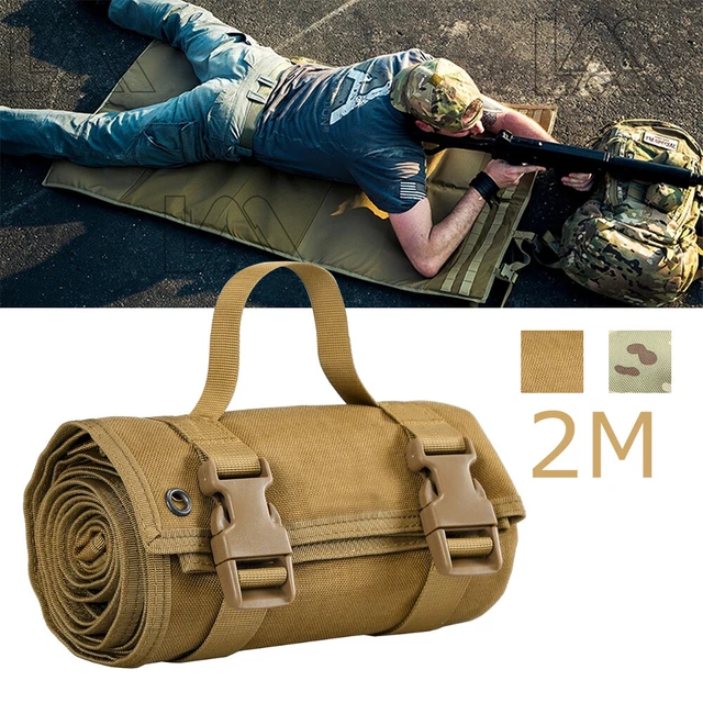 TACTICAL SHOOTING RANGE Mat Training Roll Up Hunting Gun Pad Mat Picnic ...