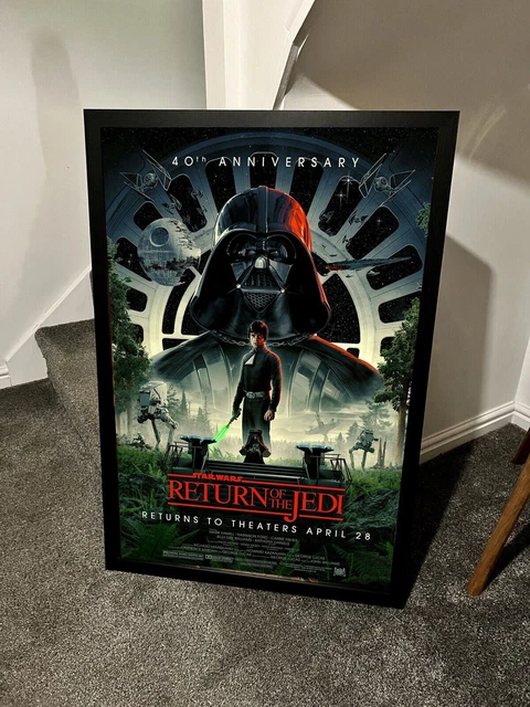 RETURN OF THE Jedi 40th Anniversary 2023 Movie Poster £6.74 - PicClick UK