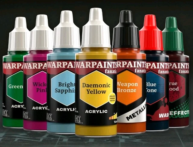 THE ARMY PAINTER Warpaints Fanatic Full Range 18ML Bottles x 1 £3.25 ...