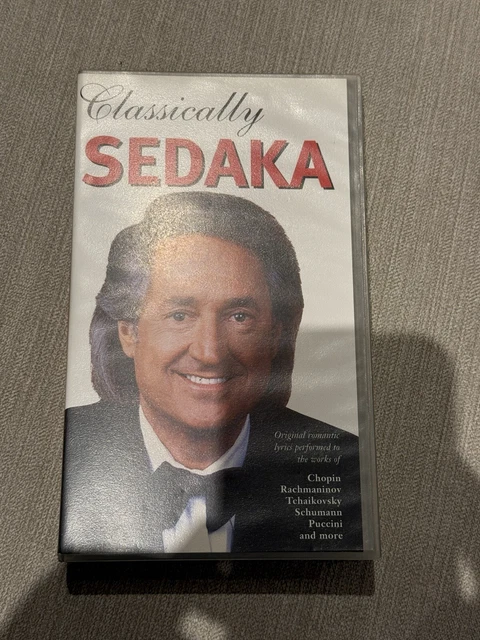 CLASSICALLY SEDAKA - Rare Neil Sedaka VHS Video Filmed At Shaftesbury ...