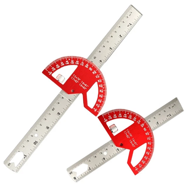 OUTIL DE MESURE d'angle multifonction avec plage de mesure 0 180 degrés ...