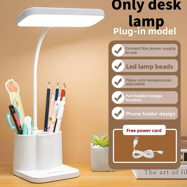 MODERN MINIMALIST STUDENT Desk Lamp With Touch Control And Eye Caring ...