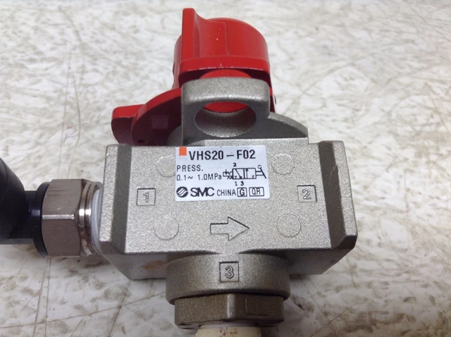 SMC VHS20-F02 PNEUMATIC Lockout Shut Off Valve VHS20F02 £16.08 ...