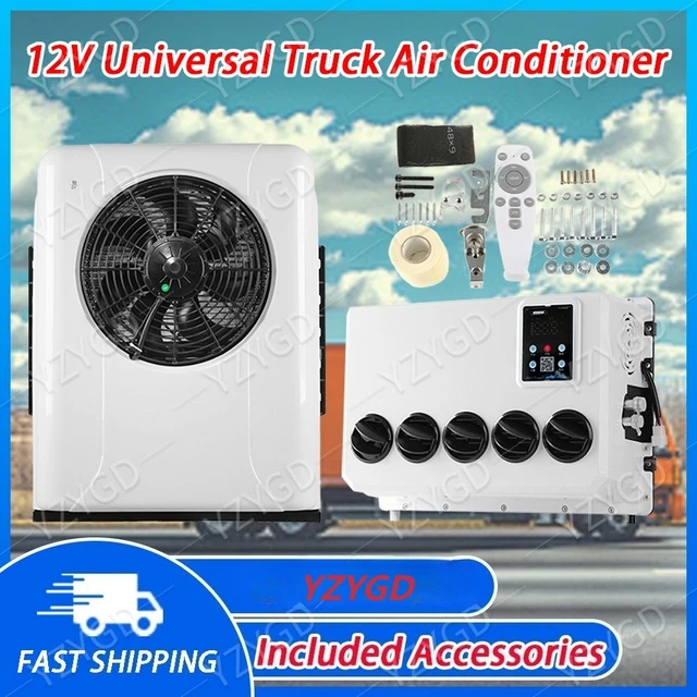 AIR CONDITIONER MINI Split A/C For Semi Trucks Bus RV Caravan Vans 12V ...